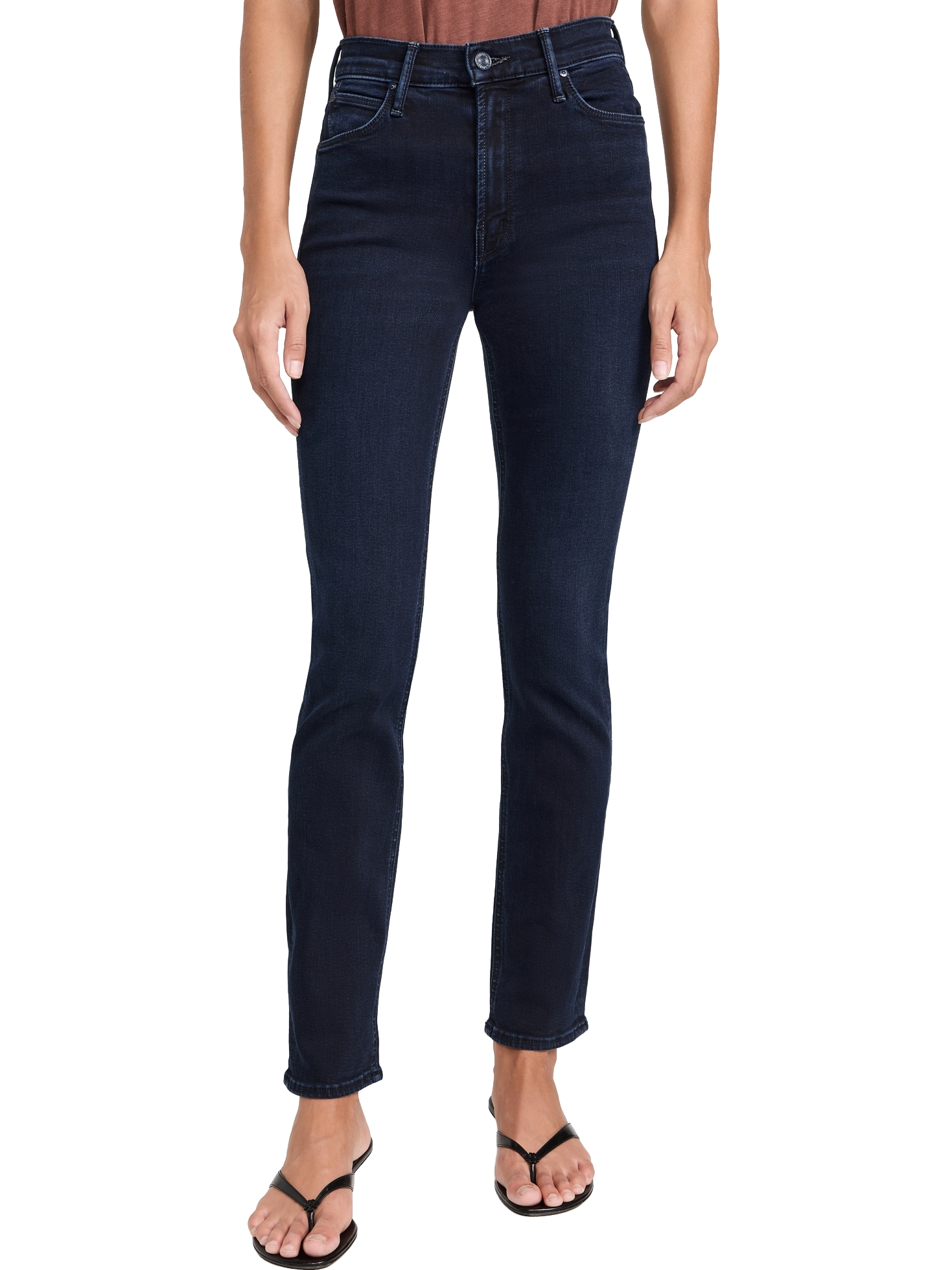 MOTHER The Mid Rise Dazzler Ankle Jeans